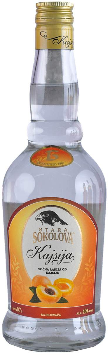 Rakija SOKOLOVA kajsija 0,7l - Cenoteka