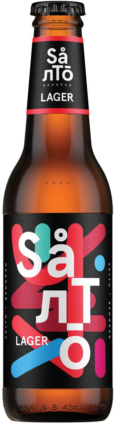 Pivo SALTO Lager 0,33l - Cenoteka