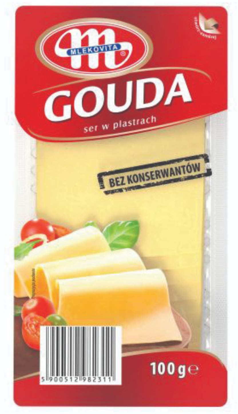 Sir MLEKOVITA Gouda slajs 100g - Cenoteka