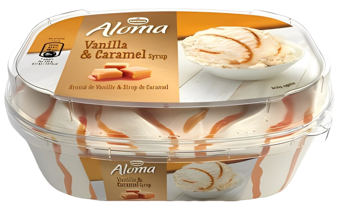 Sladoled ALOMA vanilla caramel syrup 900ml - Cenoteka