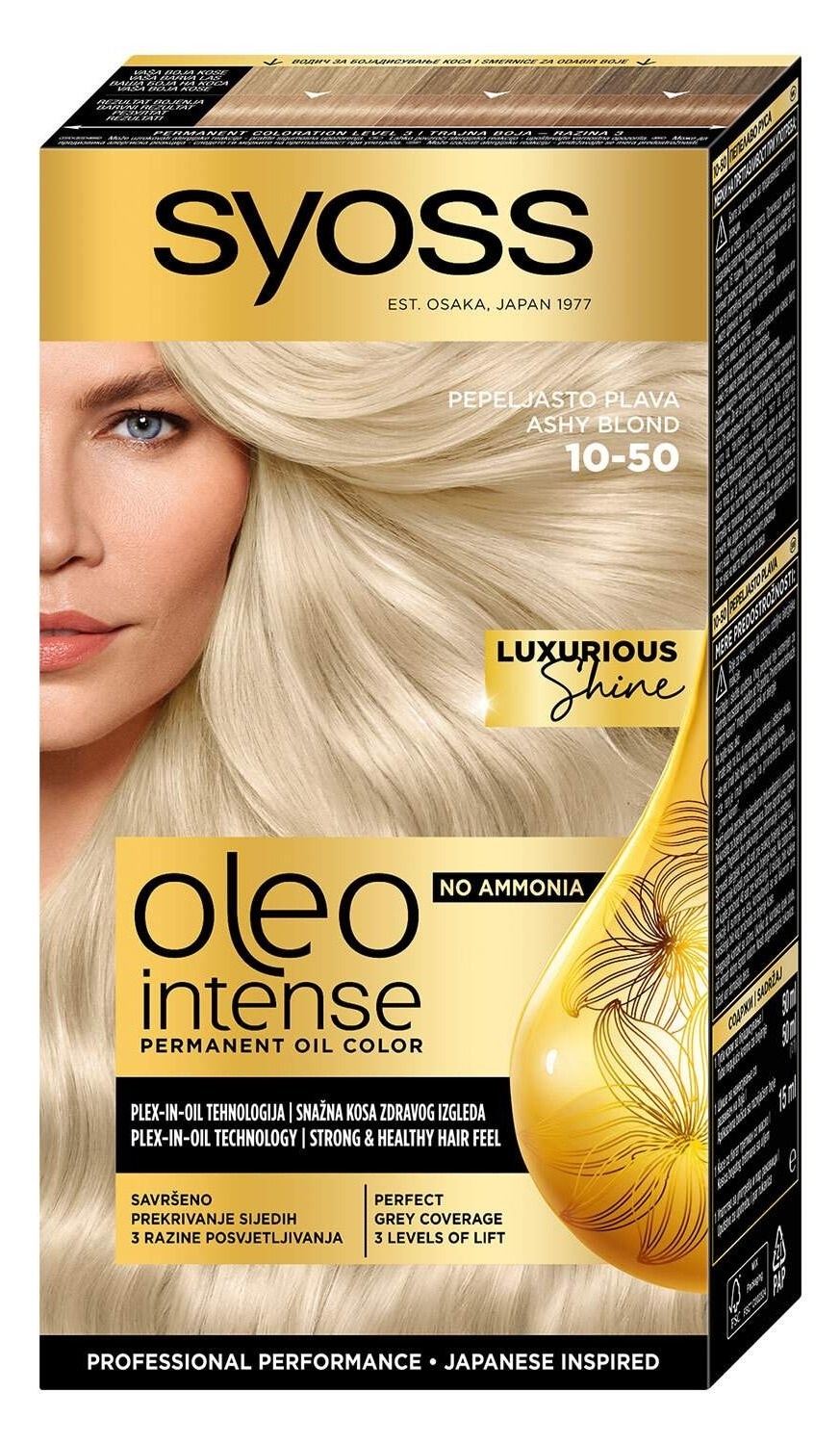 SYOSS Oleo Intense farba za kosu 10.50 ashy blond - Cenoteka