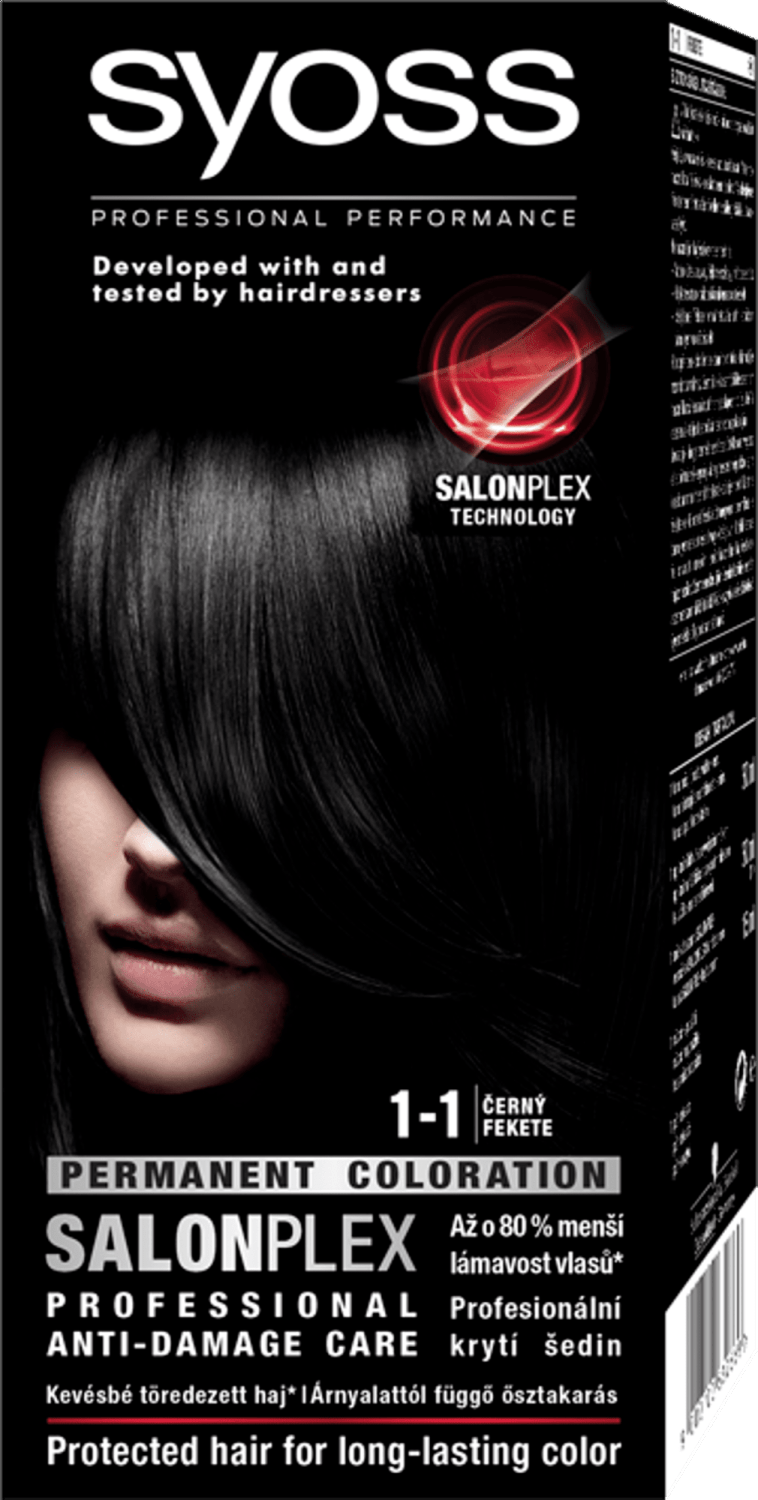 SYOSS Professional Performance farba za kosu 1.1 black - Cenoteka