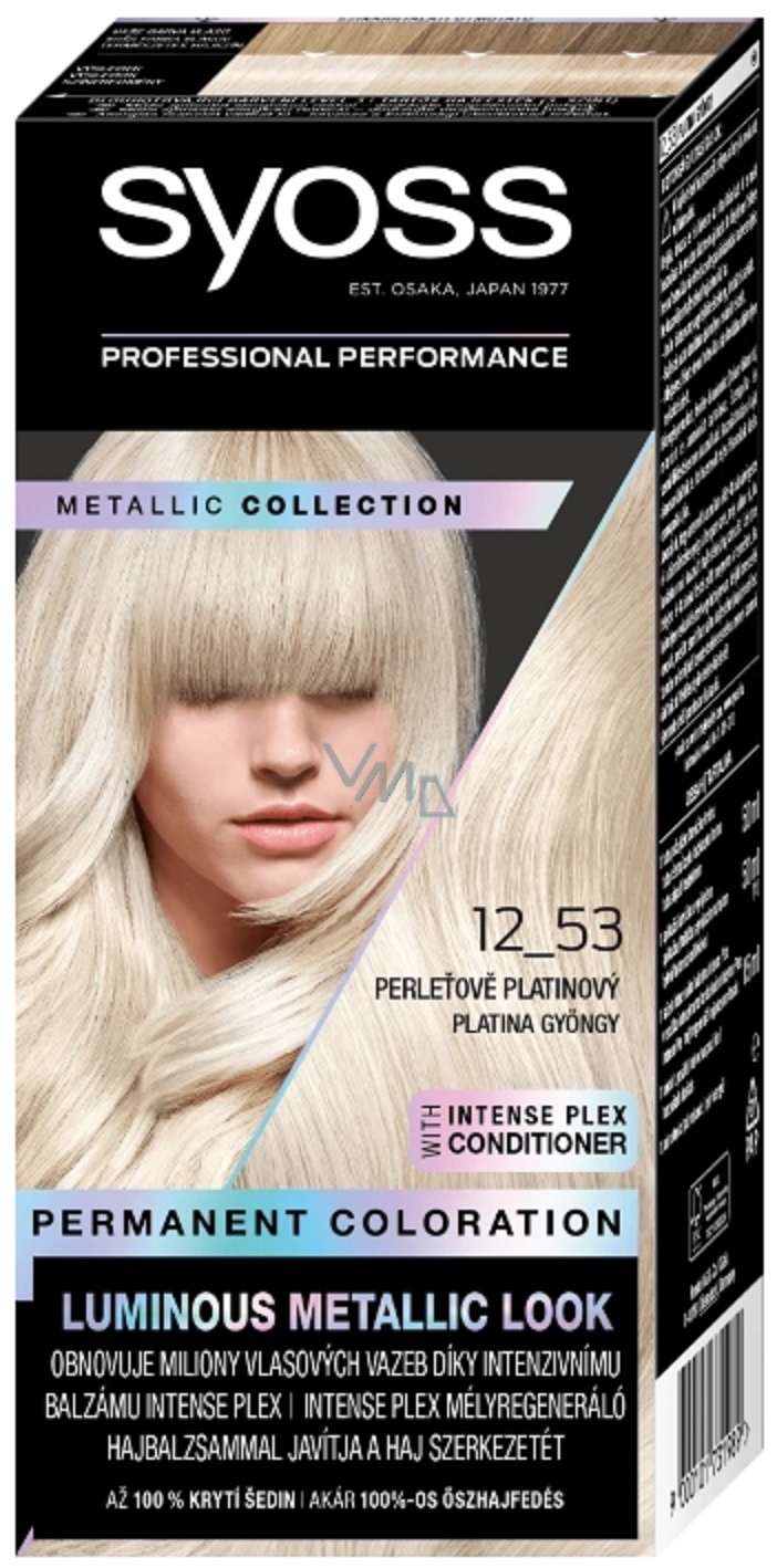 SYOSS Professional Performance farba za kosu 12.53 platinum pearl - Cenoteka