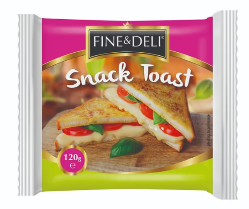 Topljeni sir FINE&DELI snack toast 120g - Cenoteka