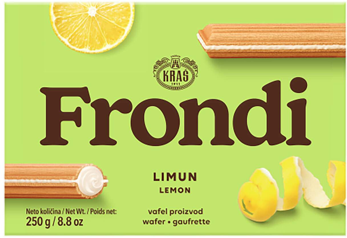 Vafl FRONDI limun 250g - Cenoteka