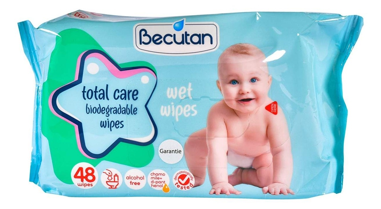 Vlažne maramice BECUTAN 48kom - Cenoteka