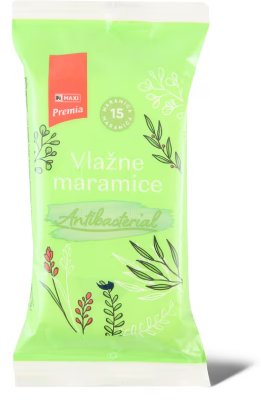 Vlažne maramice MAXI antibacterial 15kom - Cene i Akcije