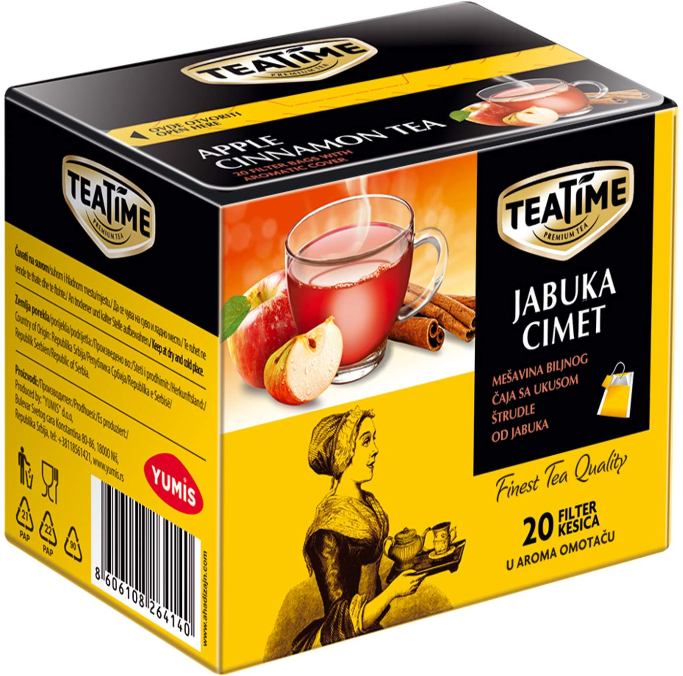 TEA TIME čaj jabuka cimet 40g - Cenoteka