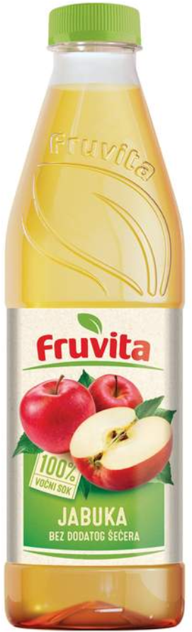 Voćni sok FRUVITA 100% jabuka 1,5l - Cenoteka
