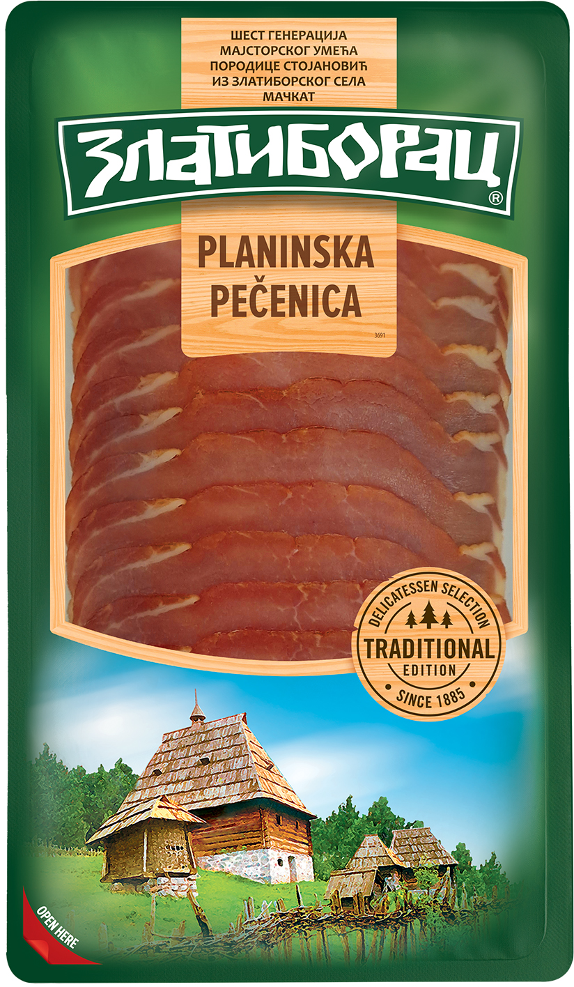 ZLATIBORAC planinska pečenica slajs 100g - Cenoteka