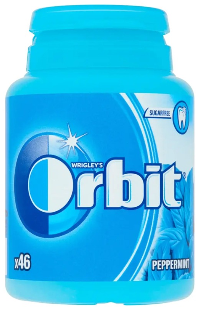 Žvake ORBIT pepermint 46kom - Cenoteka