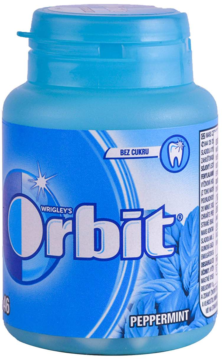 Žvake ORBIT peppermint 46kom - Cenoteka
