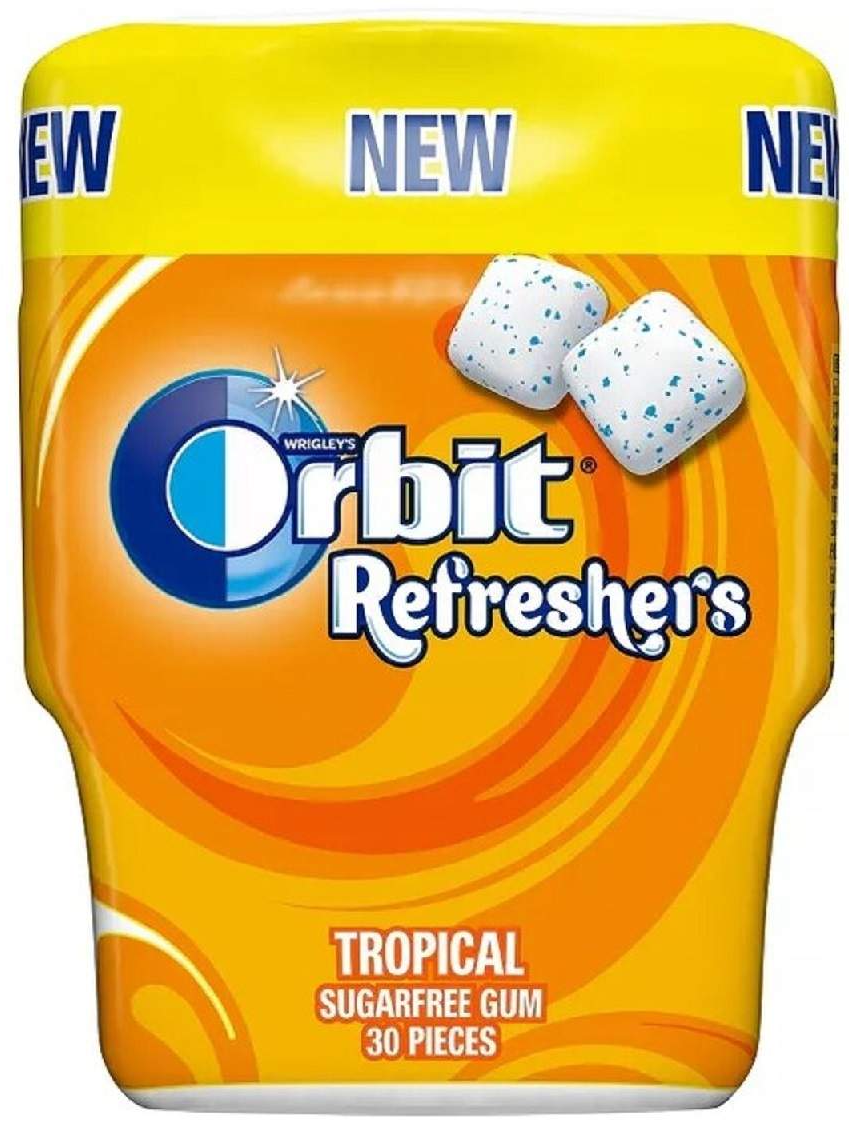 Žvake ORBIT refreshers tropical 30kom - Cenoteka