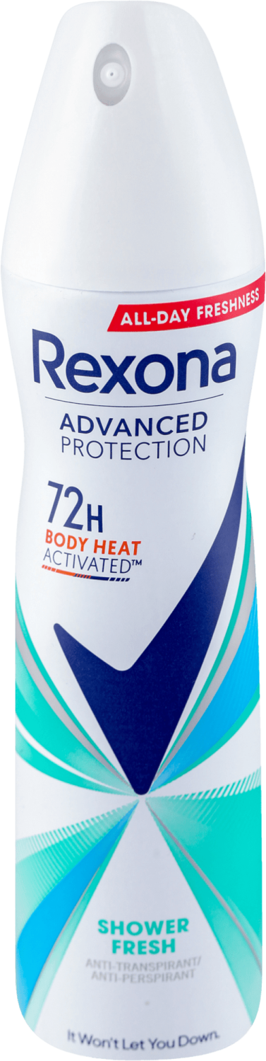 Dezodorans REXONA Advanced protection shower fresh 150ml - Cenoteka