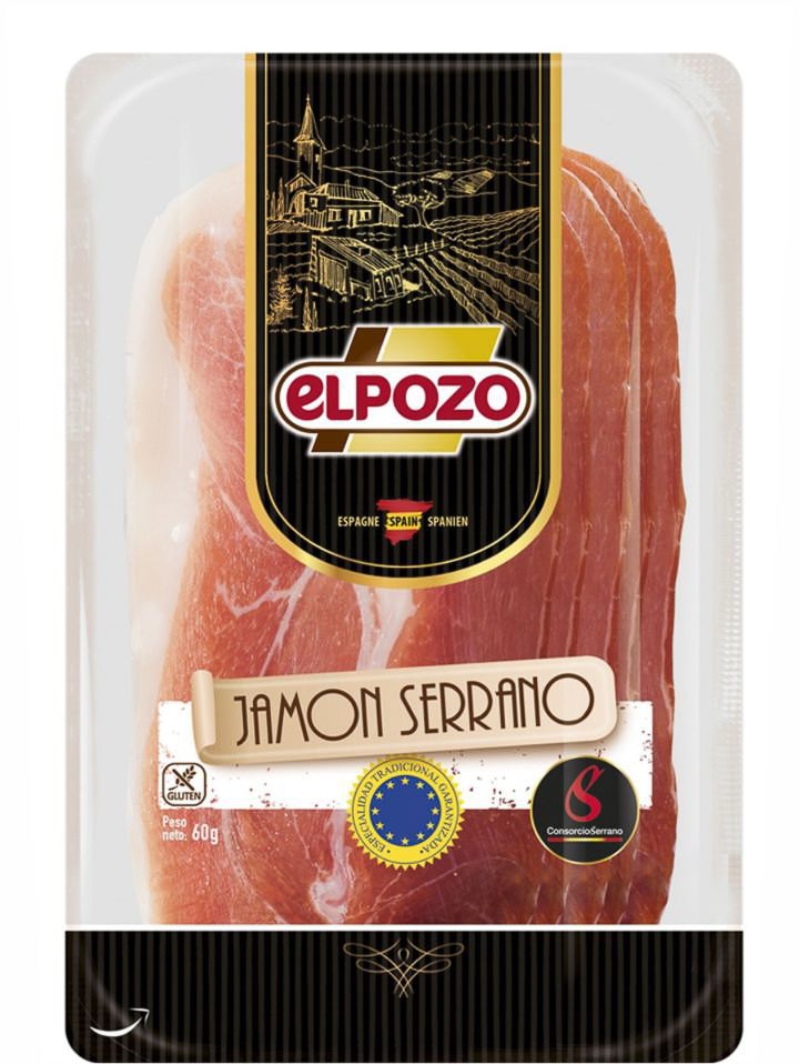 ELPOZO pršuta serrano slajs 60g - Cenoteka