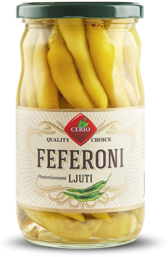 Feferoni CERIO ljuti 640g - Cenoteka