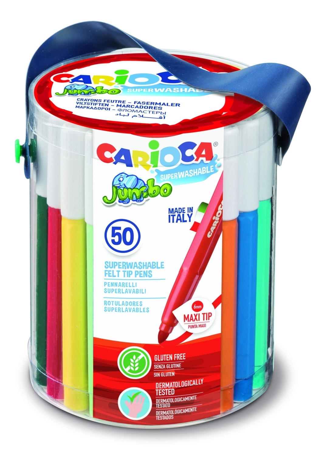 Flomasteri CARIOCA jumbo set 50kom - Cenoteka