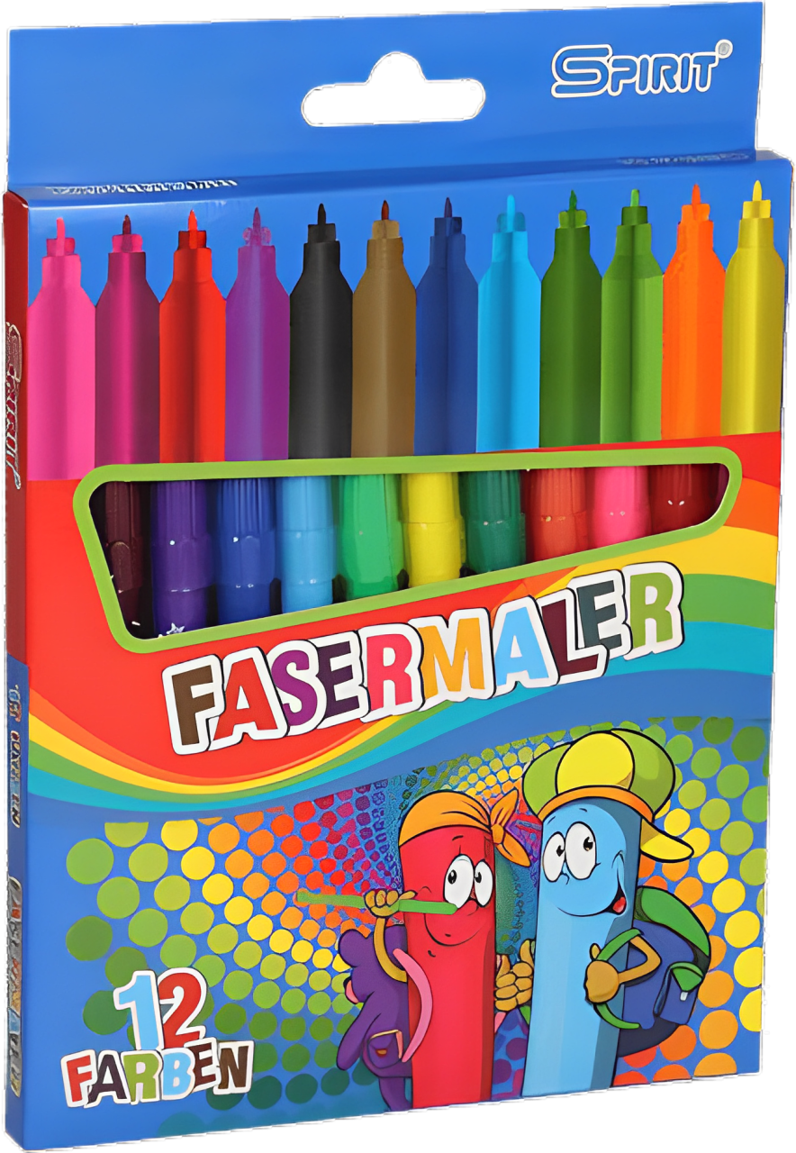 Flomasteri SPIRIT šareni 12kom - Cenoteka