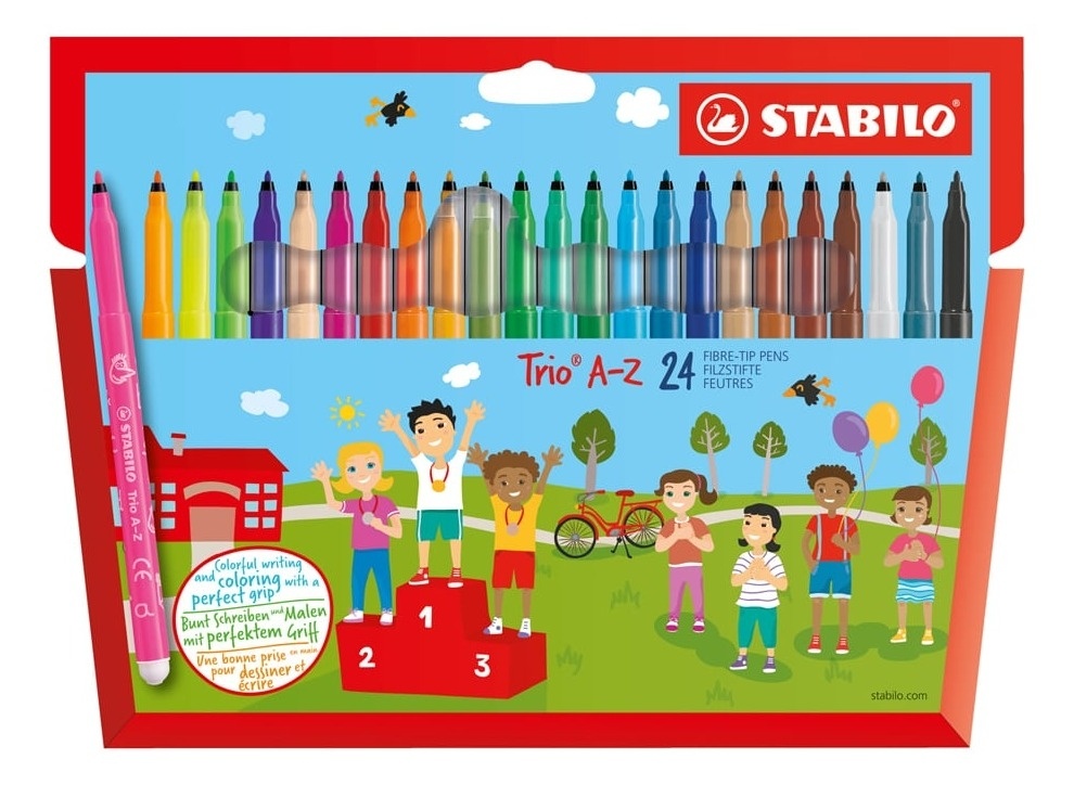 Flomasteri STABILO trio A-Z 24kom - Cenoteka