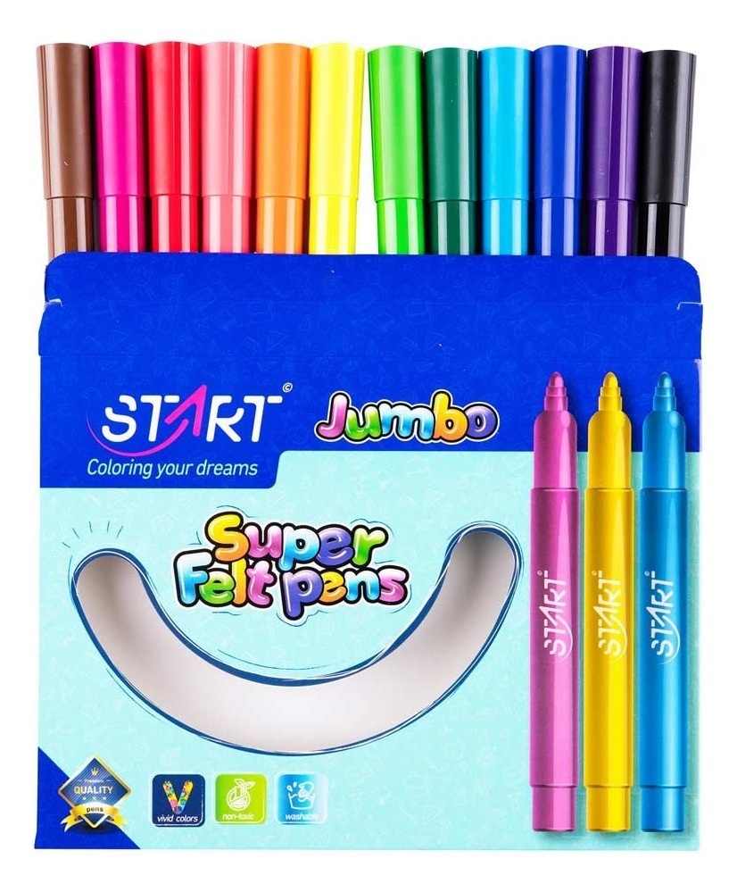 Flomasteri START jumbo 12kom - Cenoteka