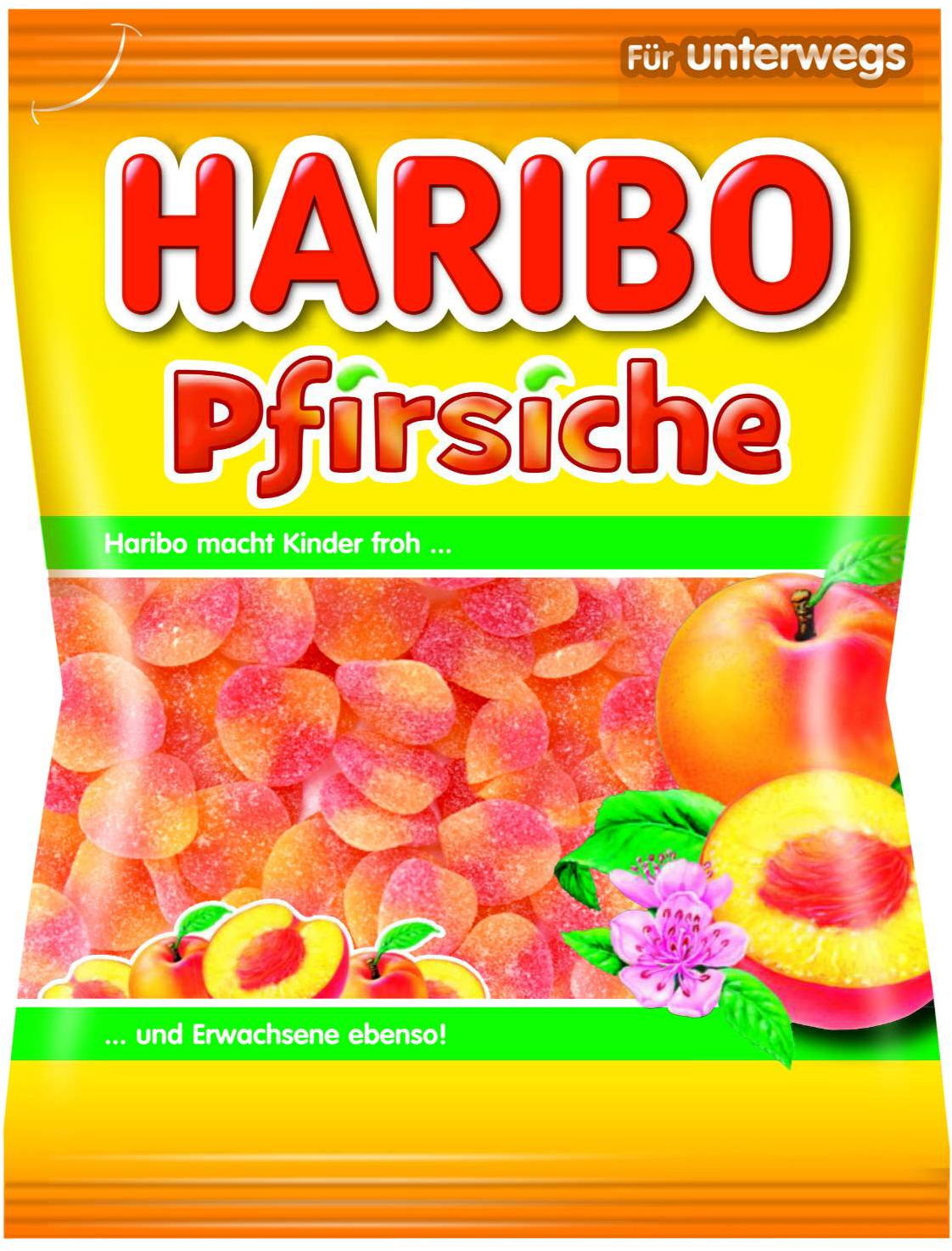Gumene bombone HARIBO Pfirsiche 200g - Cenoteka
