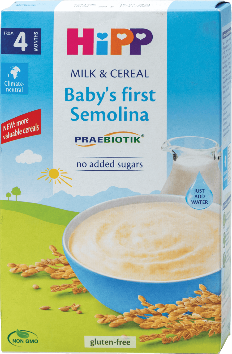 HIPP prva bebina kaša instant griz 250g - Cenoteka