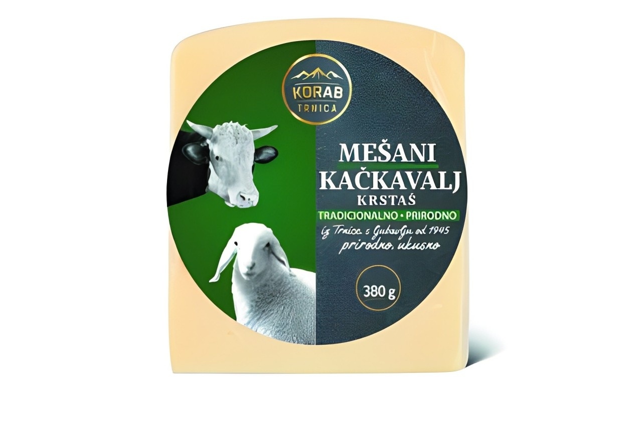 Mešani kačkavalj krstaš KORAB 380g - Cenoteka