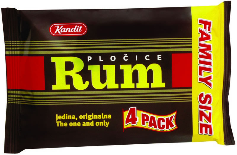 KANDIT rum pločice 4x45g - Cenoteka
