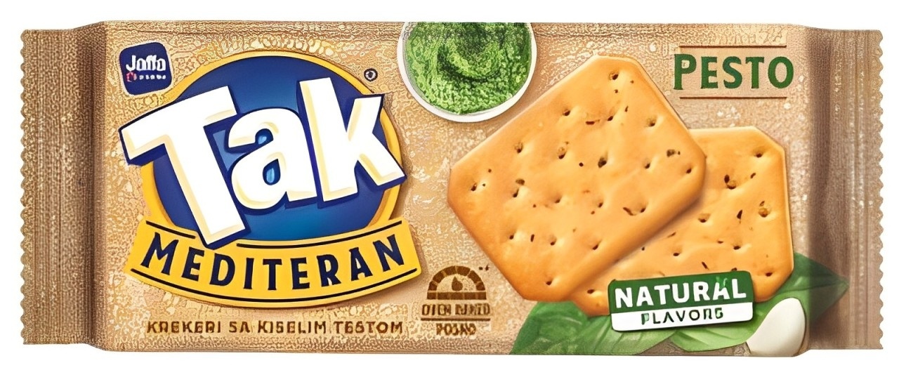 Krekeri JAFFA Tak mediteran pesto 105g - Cenoteka