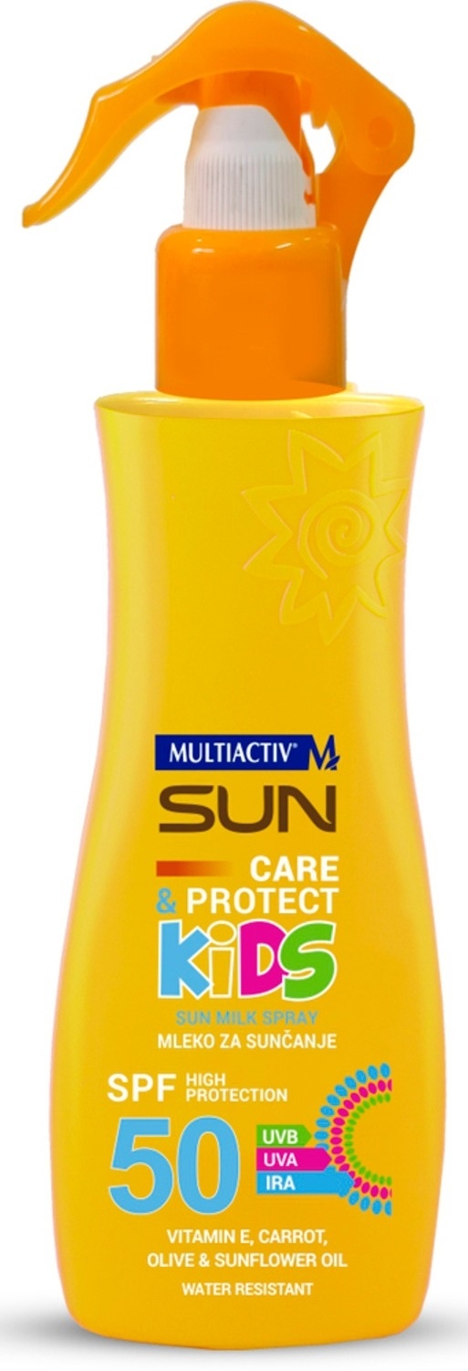MULTIACTIV Kids sun care & protect SPF50 mleko za sunčanje u spreju ...
