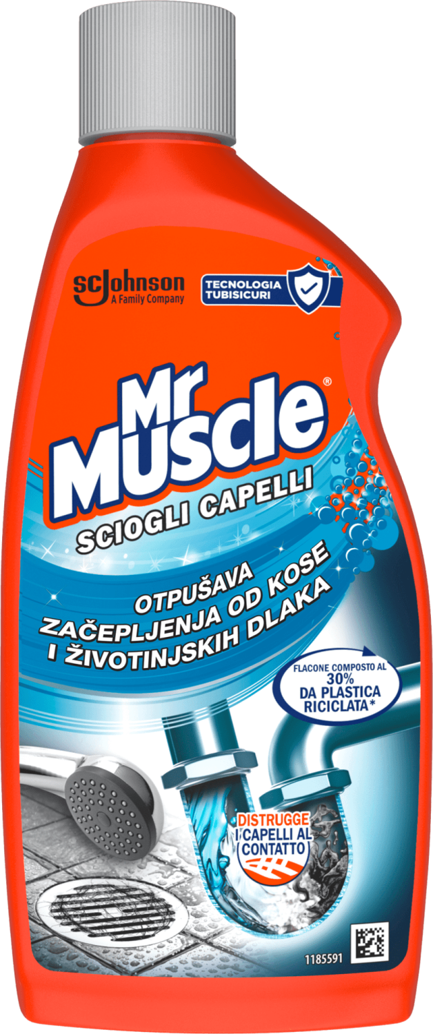 MR MUSCLE gel za čišćenje dlaka u odvodima 500ml - Cenoteka