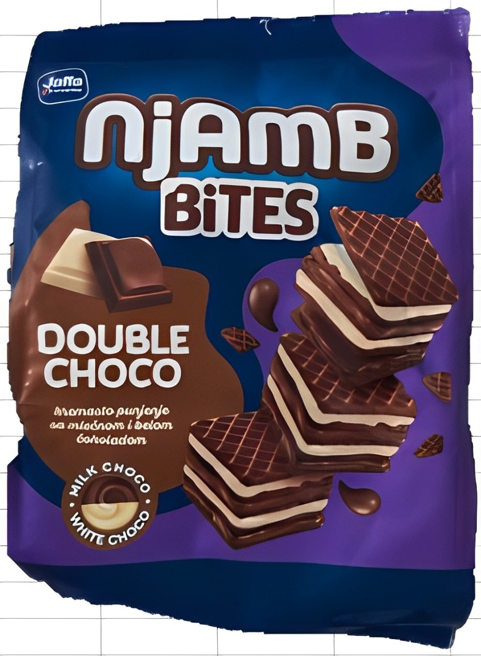 Napolitanke JAFFA Njamb double choco 150g - Cenoteka