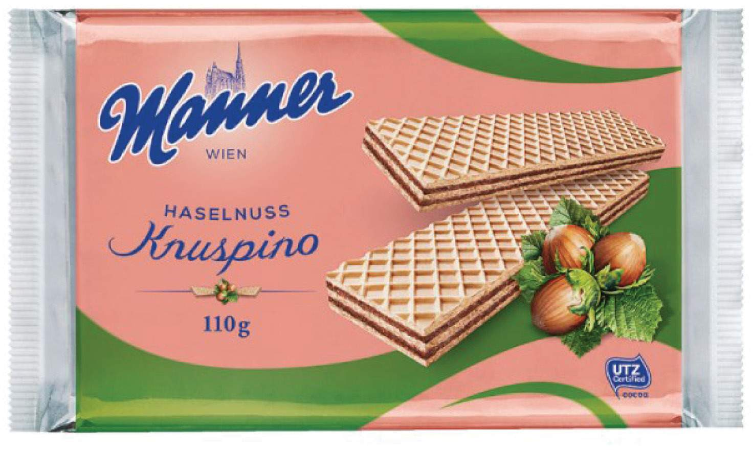 Napolitanke MANNER lešnik 110g - Cenoteka