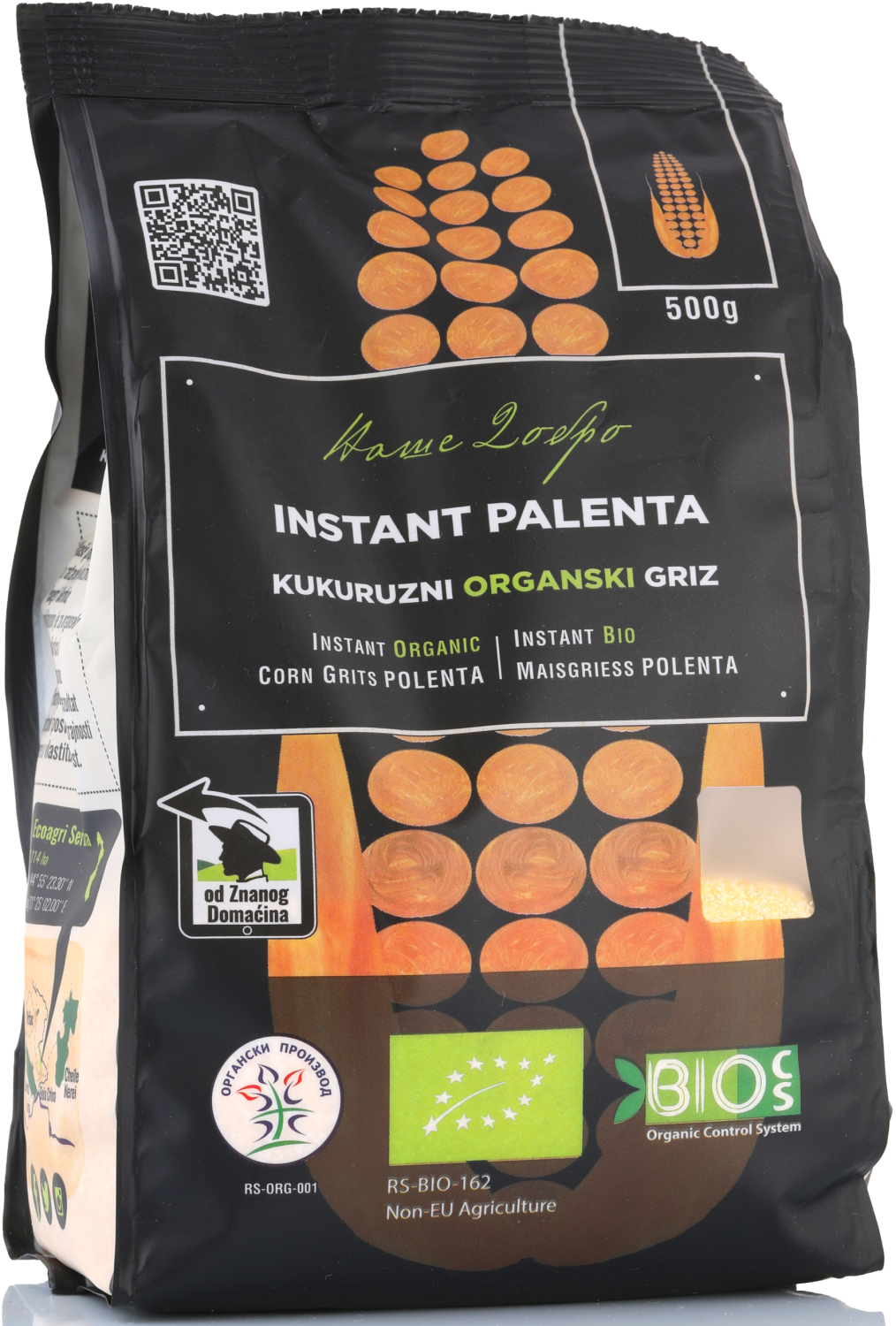 Kukuruzna palenta organska NAŠE DOBRO 500g - Cene i Akcije