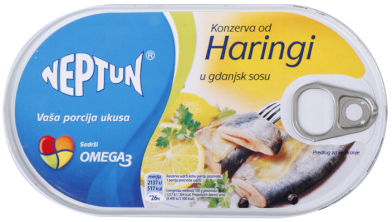 NEPTUN haringa u ulju 170g - Cenoteka