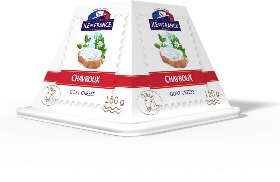 Sir ILE DE FRANCE Chavroux pyramide nature 150g - Cenoteka