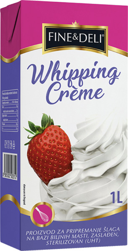 Slatka pavlaka 25%mm FINE & DELI 1l - Cenoteka