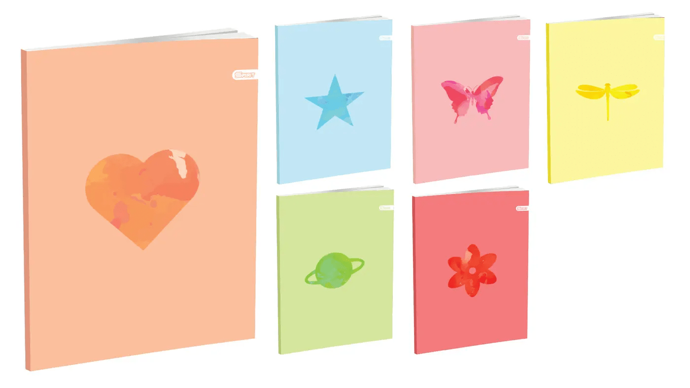 Sveske A5 SPIRIT dikto premium watercolors 52lista 1kom - Cenoteka