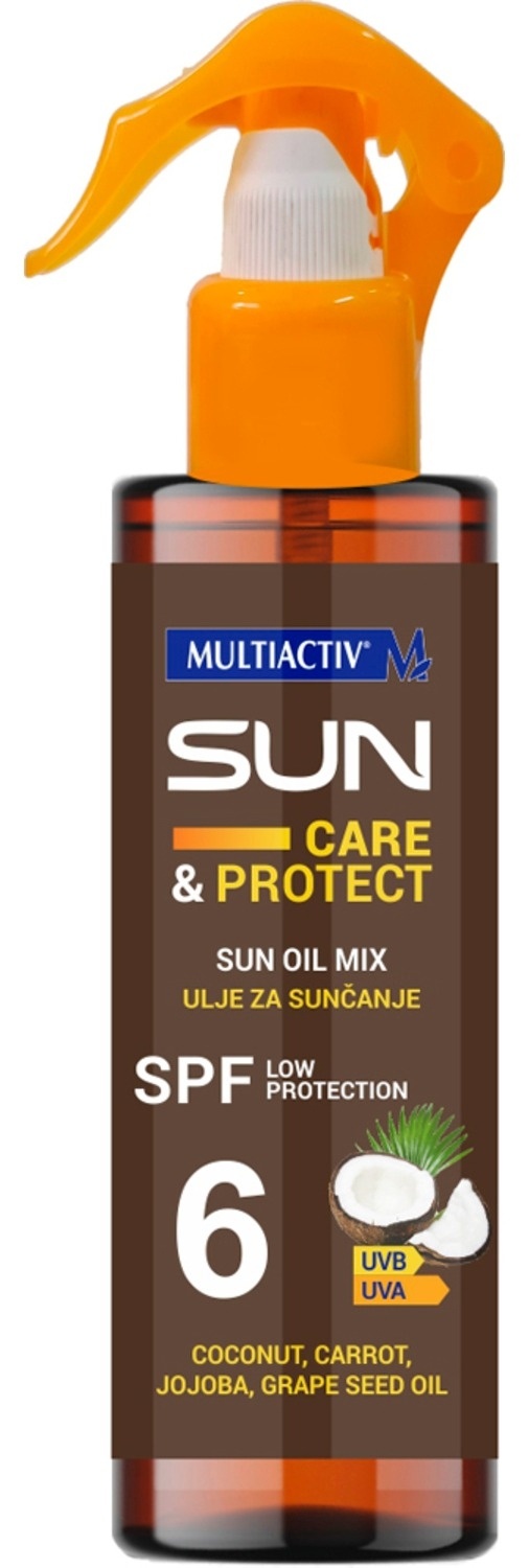 Ulje za sunčanje MULTIACTIV Care & protect SPF6 200ml - Cenoteka