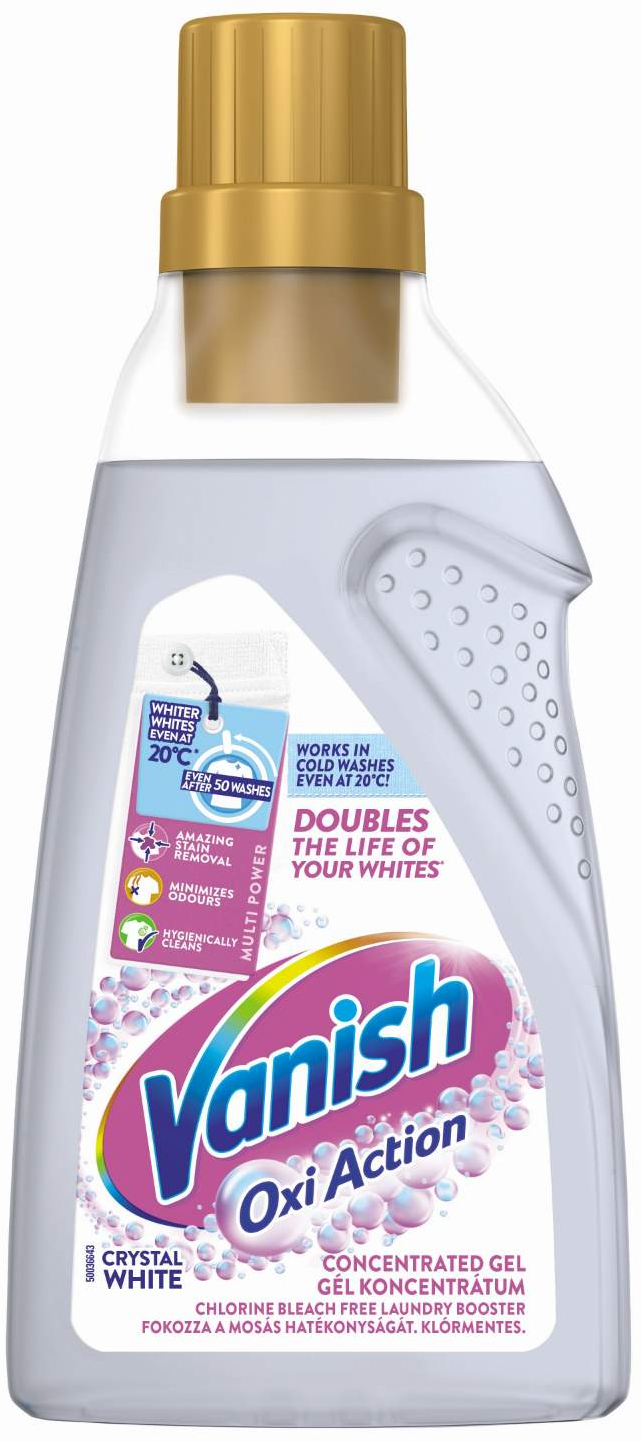 VANISH Oxi action white odstranjivač fleka 750ml - Cenoteka