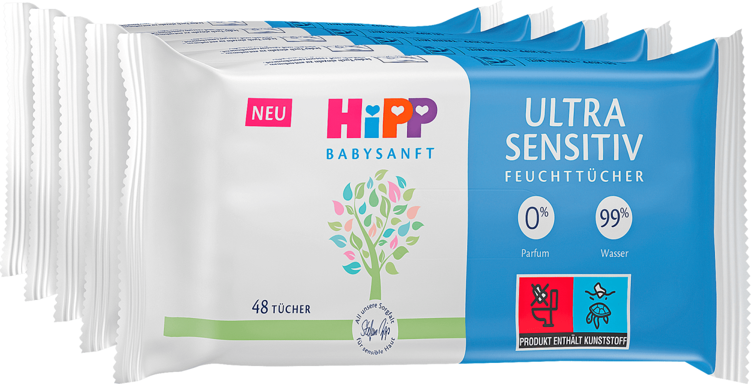 Vlažne maramice HIPP ultra sensitive 5x48kom - Cenoteka
