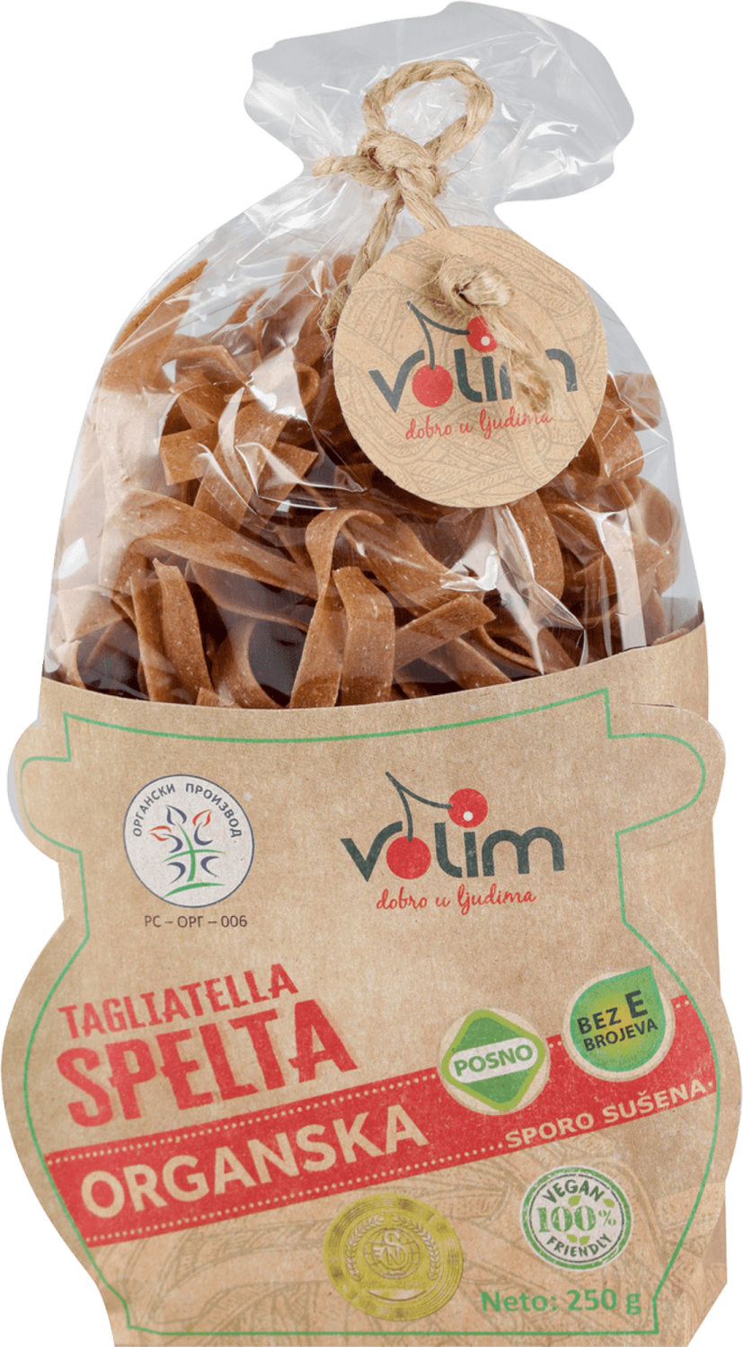 VOLIM organska testenina spelta 250g - Cenoteka