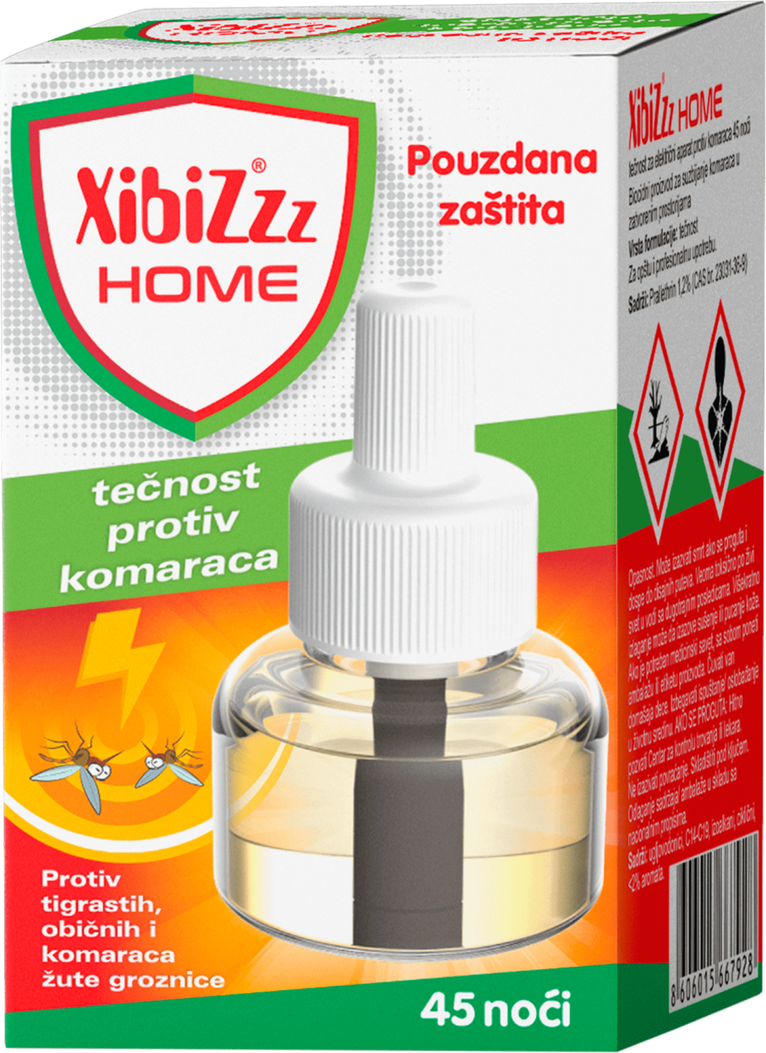 XIBIZ home tečnost za aparat protiv komaraca 35ml - Cenoteka