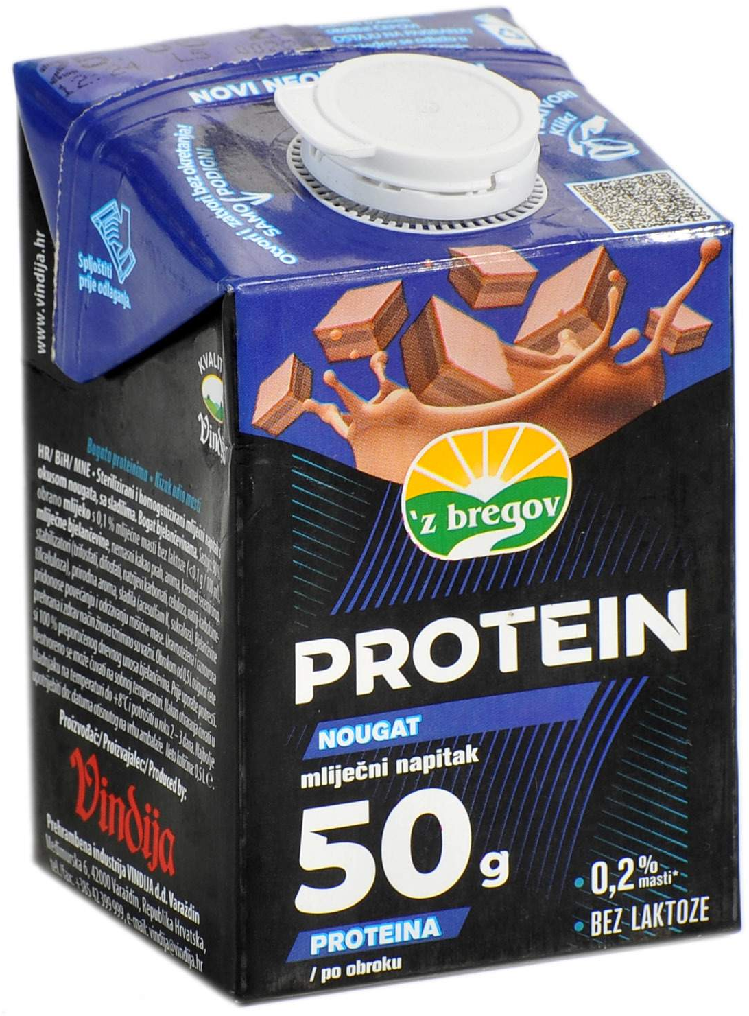 Z BREGOV proteinski napitak nugat uht 500ml - Cenoteka