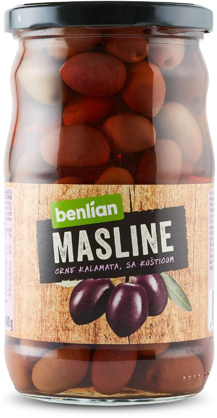 BENLIAN crne kalamata masline sa košticom 700g - Cene i Akcije