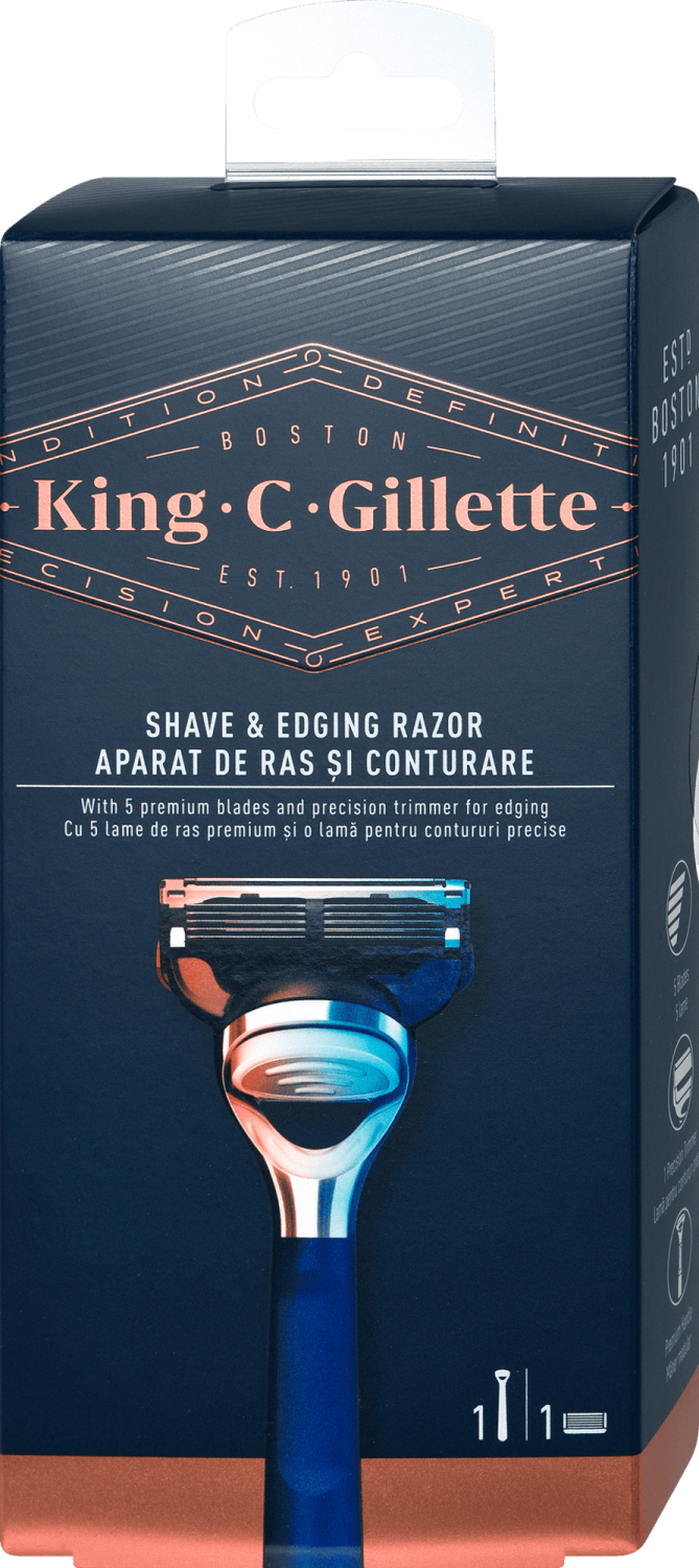 Brijač GILLETTE king C edging razor 1kom - Cenoteka