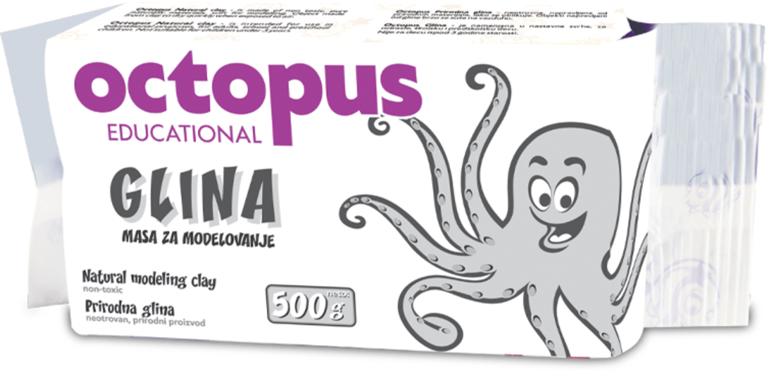 Glina OCTOPUS 500g - Cenoteka