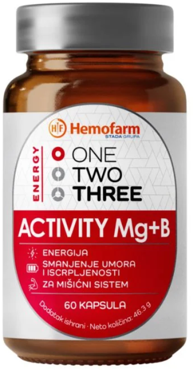 HEMOFARM Activity one two three MG+B 60kom - Cenoteka