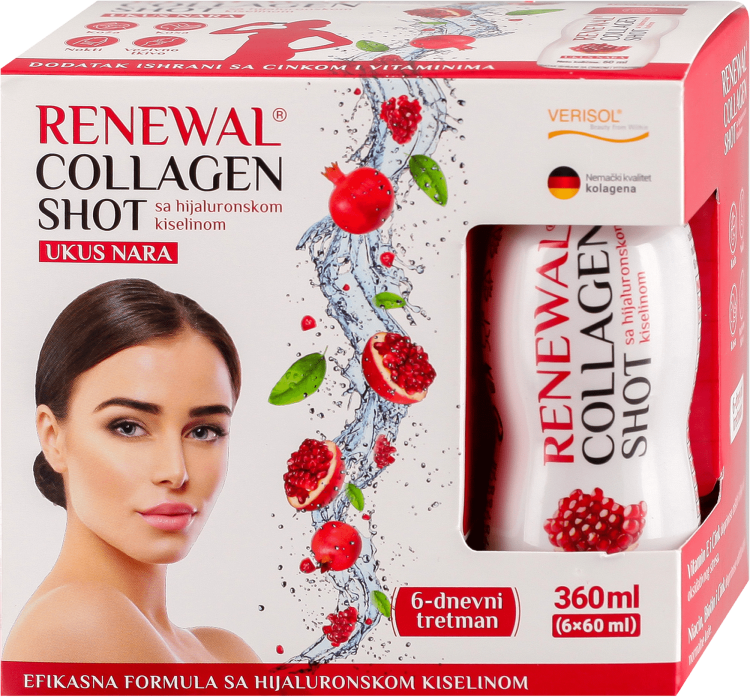 RENEWAL collagen shot ukus nara 6x60ml - Cene i Akcije