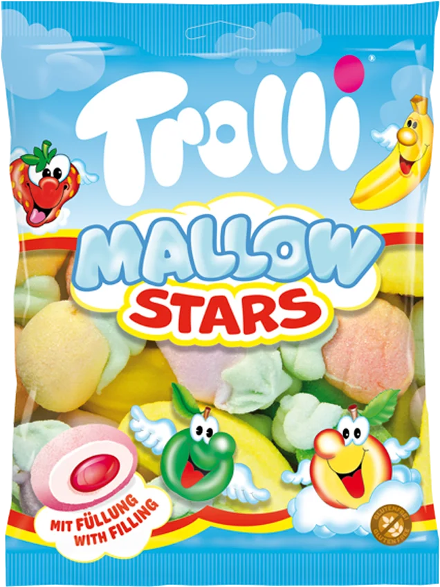 Penaste bombone TROLLI mallow stars 150g - Cene i Akcije